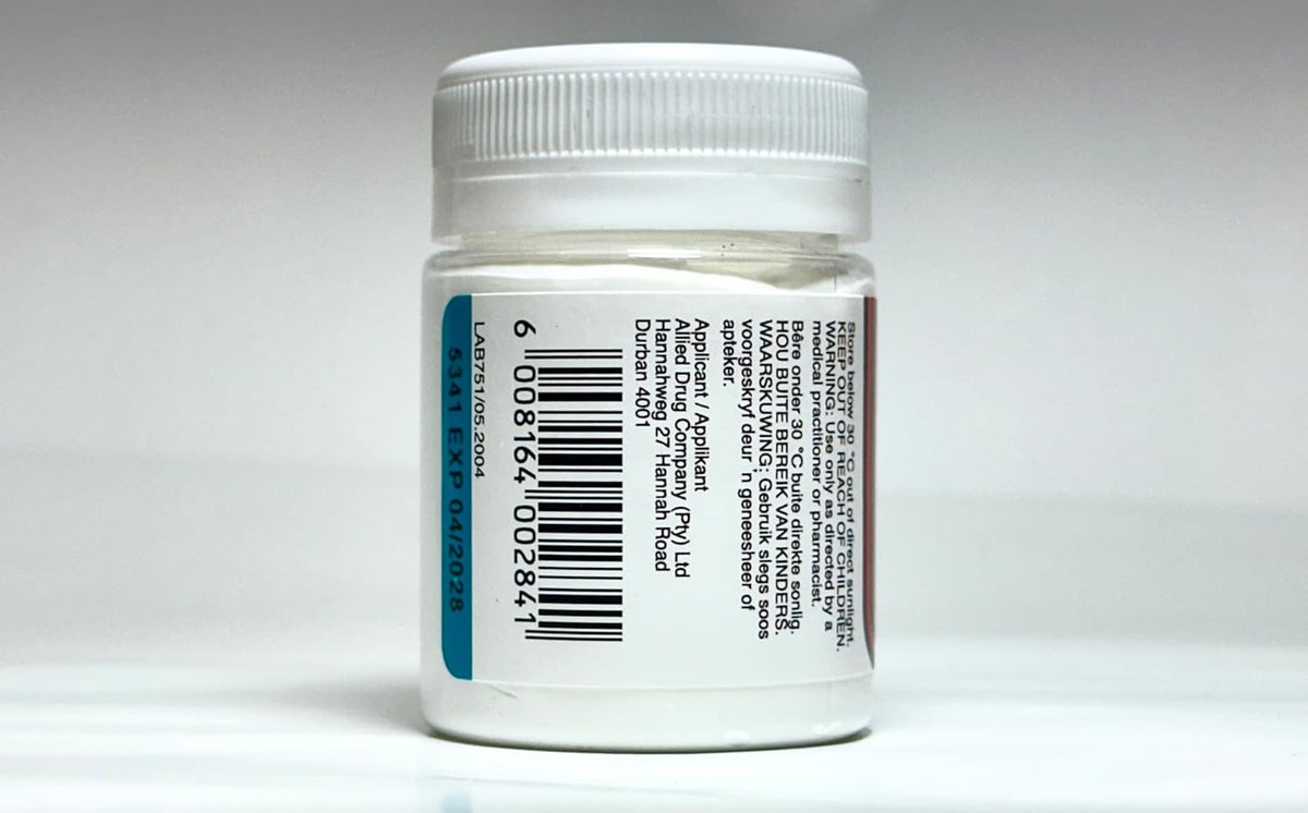 Alpha Zinc and castor oil cream 50g – Zoie Health