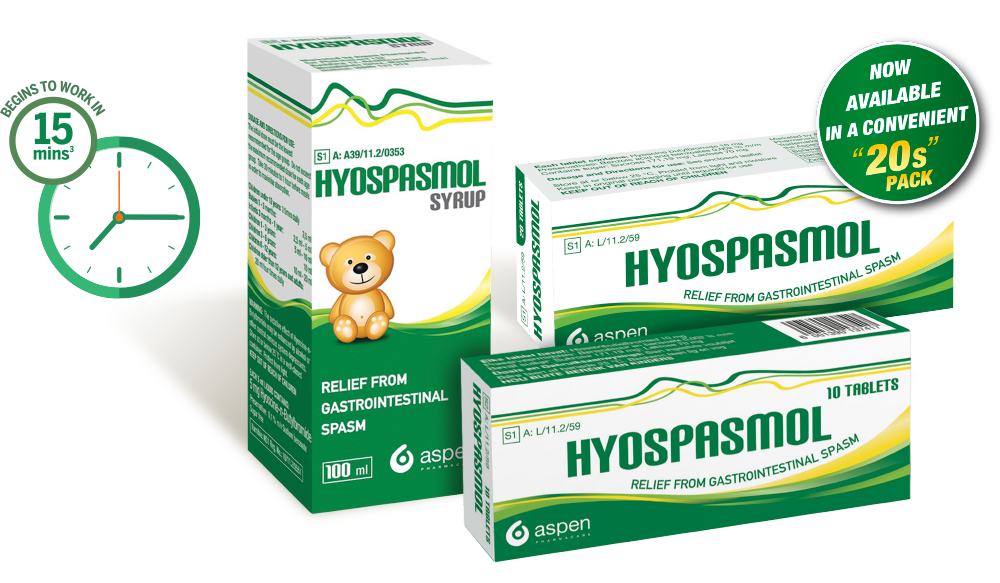 Hyospasmol Tablets / Capsules (10 Tablets / Capsules) – Zoie Health