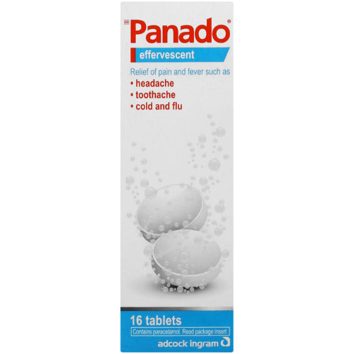 Panado Effervescent Tablets / Capsules 16 – Zoie Health
