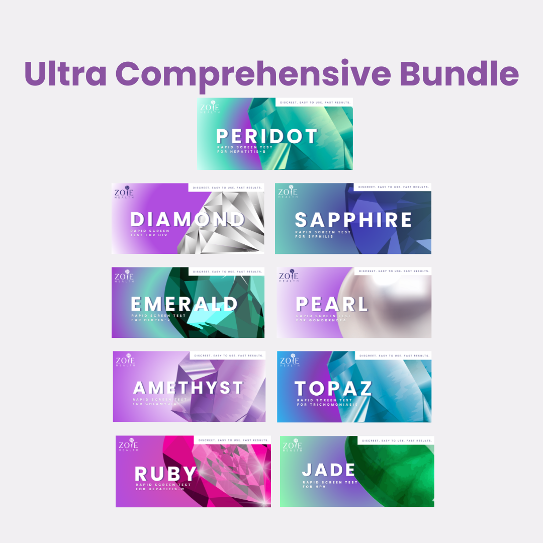 Ultra Comprehensive STI Test Kit Bundle – Zoie Health