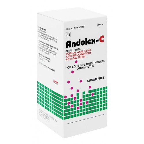 Andolex-C Oral Rinse (200ml) – Zoie Health