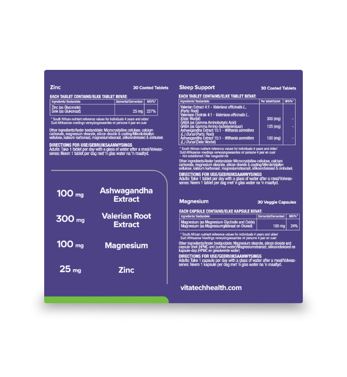 Vitatech Sleep Pack 90 Tablets / Capsules – Zoie Health
